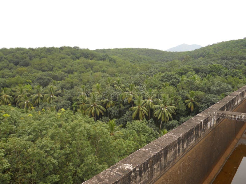 Amazing River View from Bridge Top Stock Image - Image of stream ...