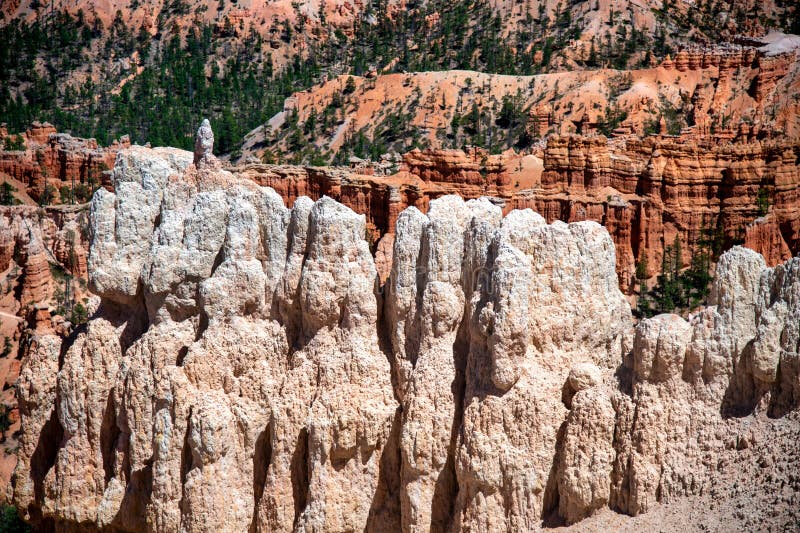 Amazing Rock Formations of Bryce Canyon National Park, Utah Stock Image ...