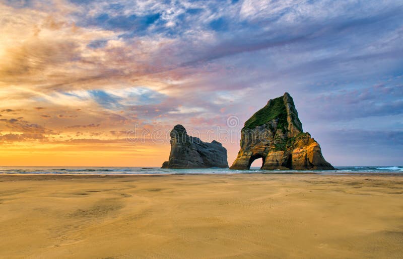 Amazing Rock Formations at the Coast Stock Image - Image of shoreline ...