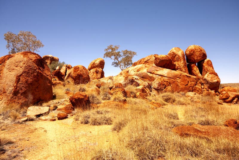 Amazing Rock Formations of the Great Valley, Kings Canyon. Australia ...