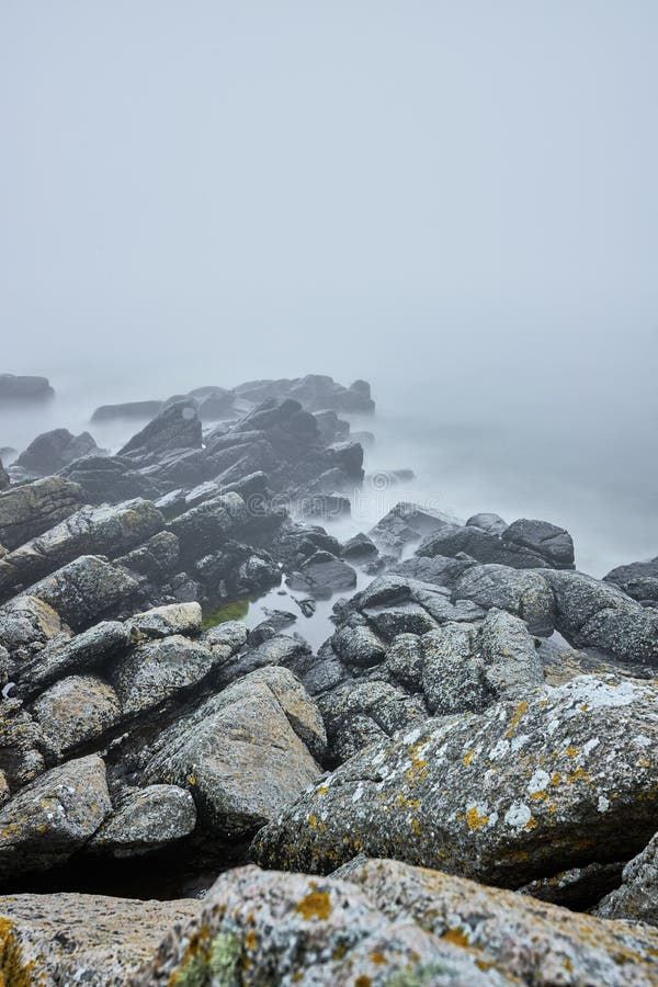Amazing Rocks by the Shore in Island Stock Photo - Image of postcard ...