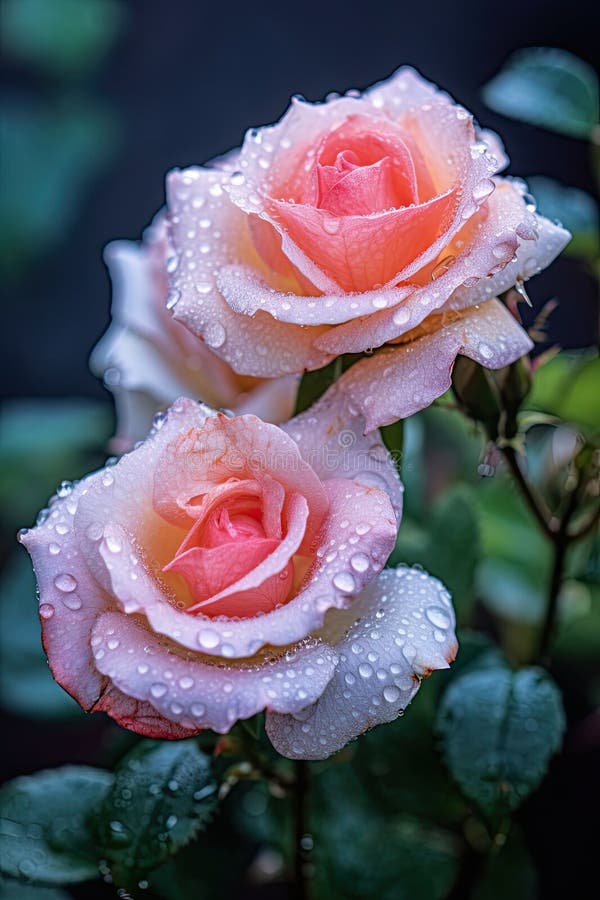 Amazing rose stock illustration. Illustration of nature - 307921013