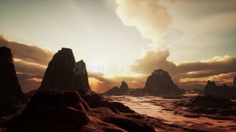 Amazing Sandstone Formations in Famous Sunset at Monument 6 Stock Video ...