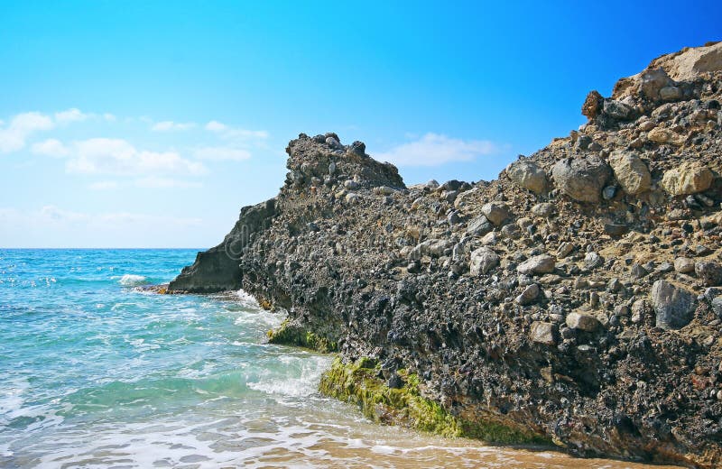 Amazing Scenery of Balos Beach on Crete Stock Photo - Image of banner ...