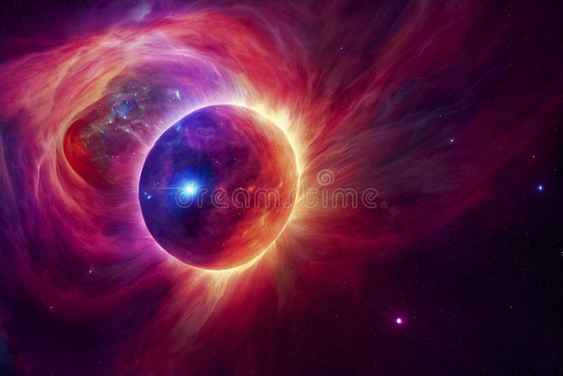 Amazing Sci-fi Background - Supernatural Extraterrestrial Life Form in ...