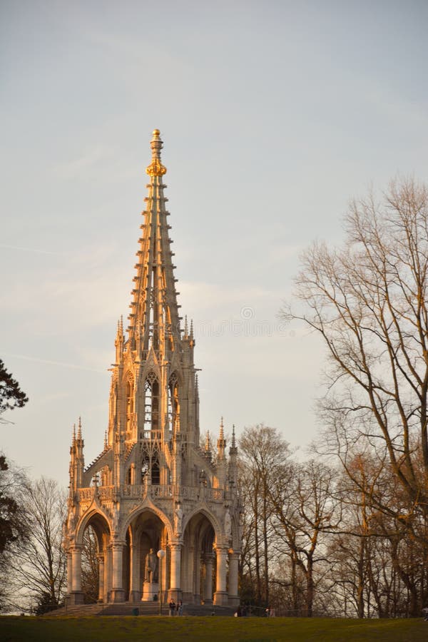 Amazing Sculpted Tower in a Parc Editorial Stock Photo - Image of tower ...