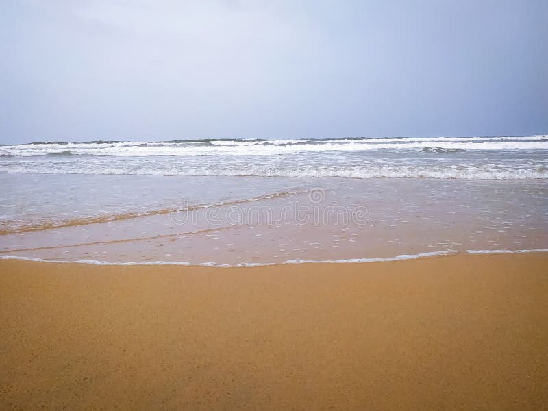 Amazing Sea Waves on the Beach Stock Image - Image of scenery ...