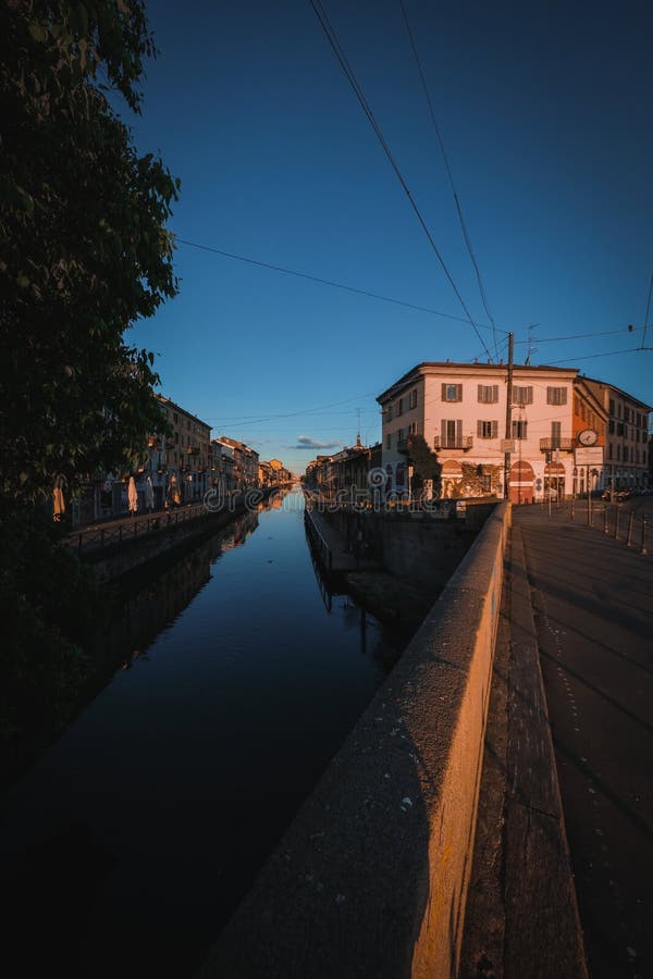 Amazing Shot of an Old City Buildings and a Reflective River Editorial ...