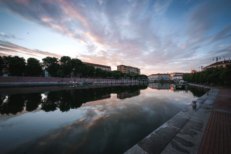 Amazing Shot of an Old City Buildings and a Reflective River Editorial ...