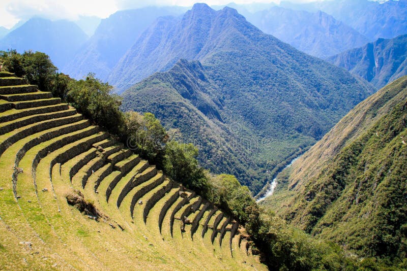 Amazing Shot of the Winay Wayna in Aguas, Peru Stock Image - Image of ...