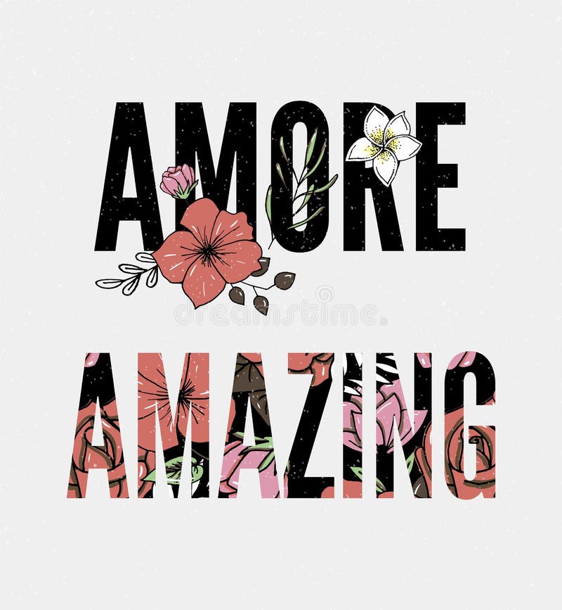 Amazing Slogan Print. Slogan Print for Textile T-shirt Vector. Stock ...