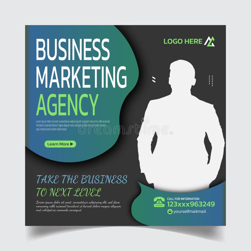 Amazing Social Media Post Design Banner for Advertisement Stock Vector ...