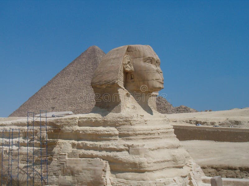 The sphinx of egypt stock image. Image of egipto, badlands - 265238747