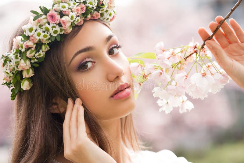 Amazing spring beauty. stock photo. Image of beautiful - 70435168