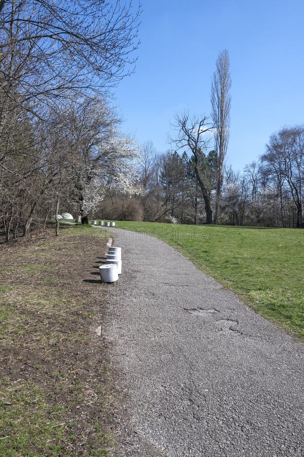 Spring View of South Park in City of Sofia, Bulgaria Stock Image ...
