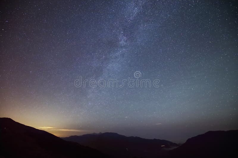 Amazing Star Night stock image. Image of galaxy, background - 19053757