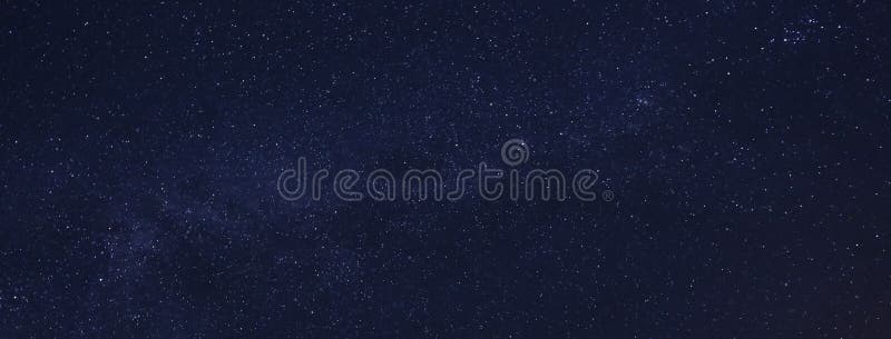 Amazing Starry Sky at Night, Banner Design Stock Image - Image of magic ...