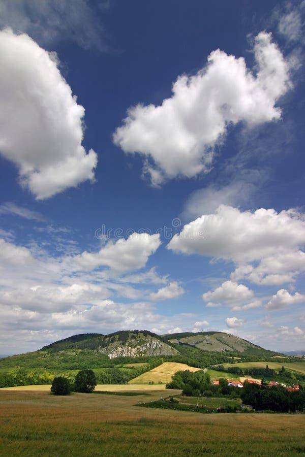 Amazing summer landscape stock photo. Image of clear, cloudy - 9164598