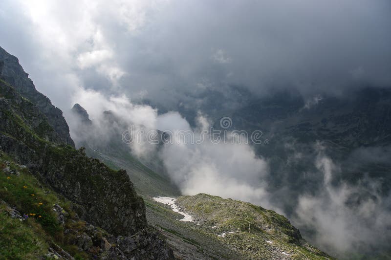 Amazing Summer View of Mountains. Tatry Stock Image - Image of view ...