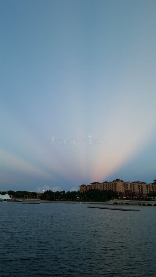 Amazing Sun BEam stock photo. Image of sunset, building - 79142960