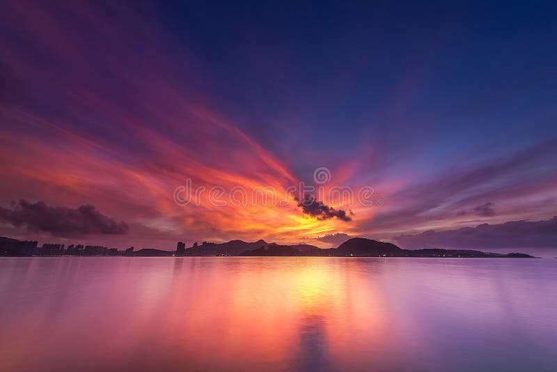 Amazing sunrise stock photo. Image of chanpang, amazing - 67032974