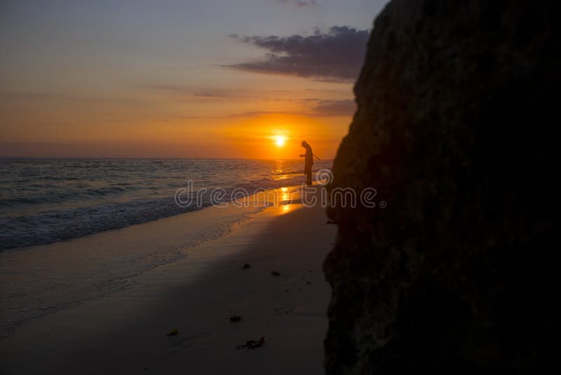 Amazing Sunset Beach View Theme Stock Image - Image of sunset, sunrise ...