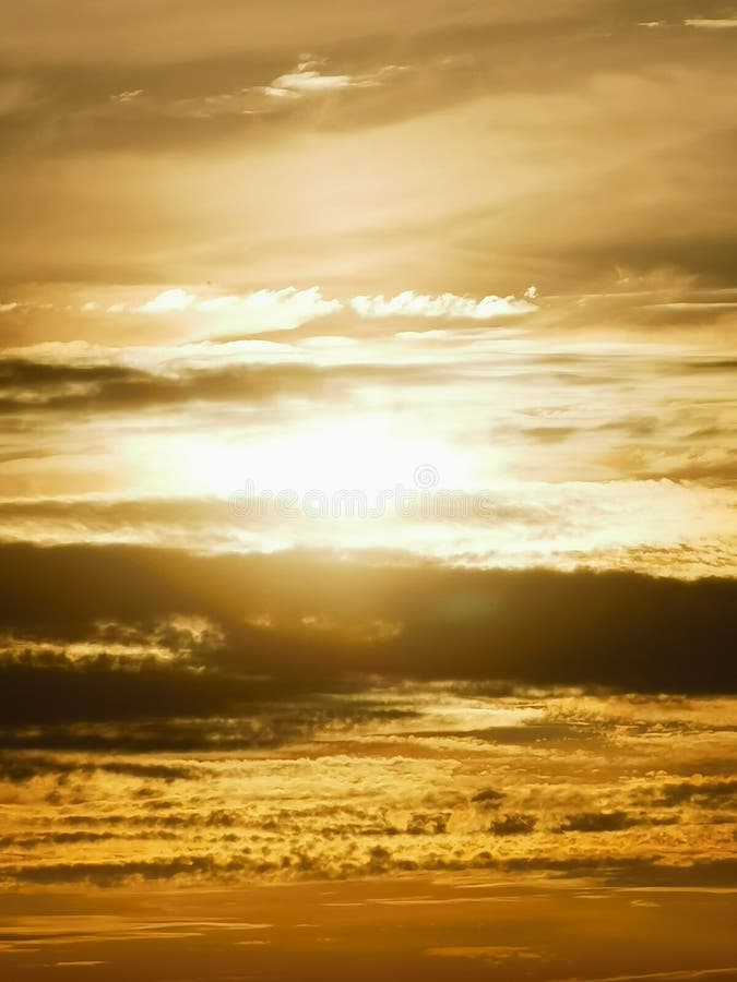 Amazing Sunset, Cloud Scape Stock Photo - Image of dusk, coast: 195506374