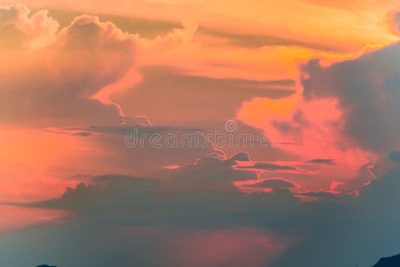Amazing sunset stock image. Image of beautiful, sunshine - 85107399