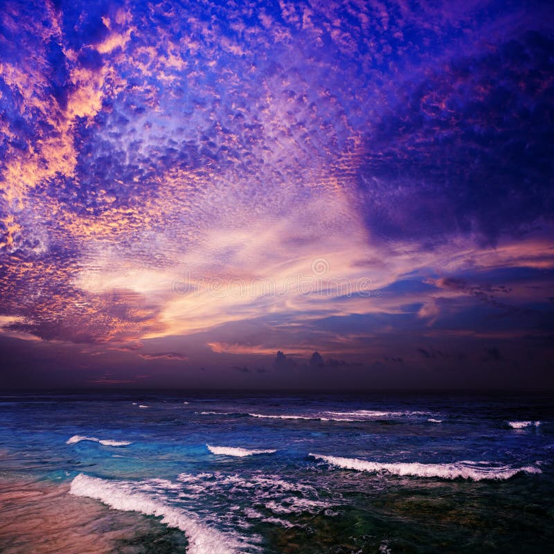 Amazing sunset sky stock image. Image of nature, resolution - 22407615