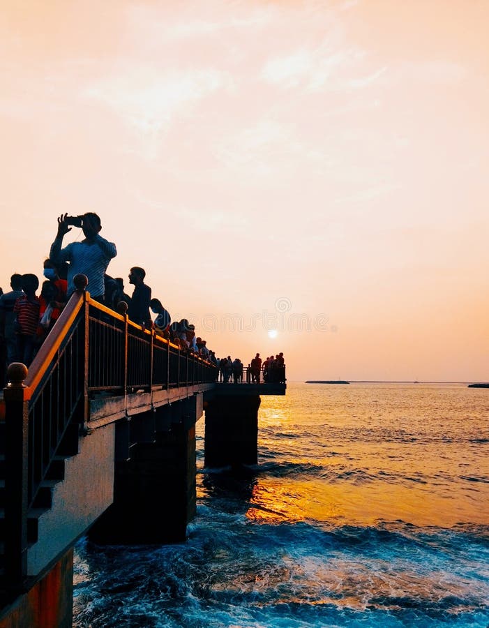 Amazing Sunset at the Horizon in Sri Lanka Editorial Photography ...