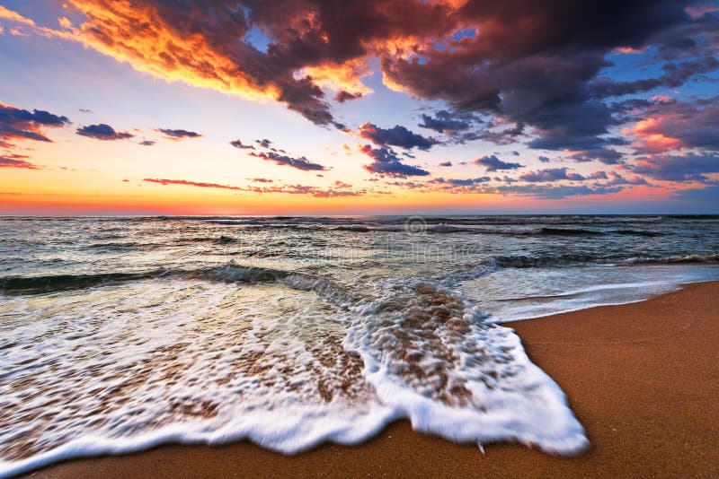 Amazing sunset landscape. stock image. Image of florida - 133954163