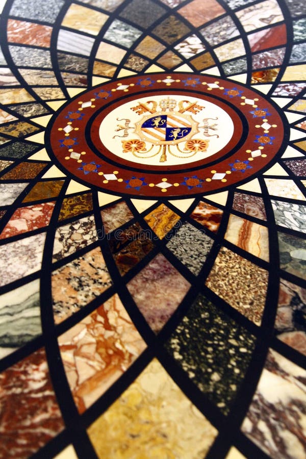 Amazing Table Details in the Vatican Museums Editorial Photo - Image of ...