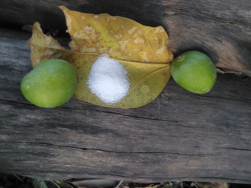 Amazing Test Mango with Salt Stock Photo - Image of painting, food ...