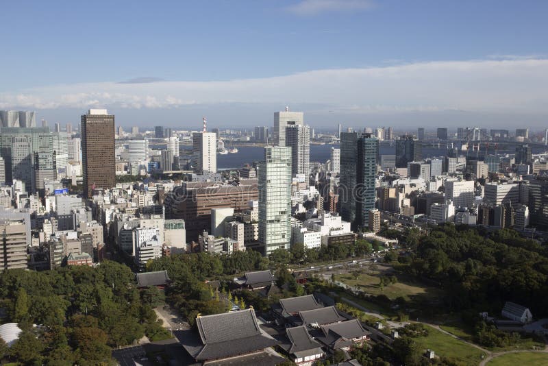 Amazing tokyo skyline editorial stock photo. Image of downtown - 46532103
