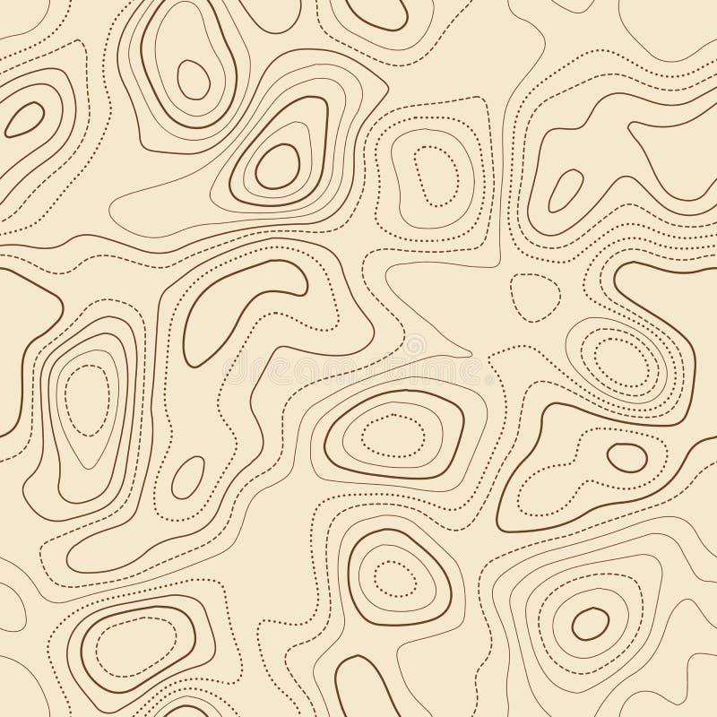 Amazing topography. stock vector. Illustration of line - 141064179