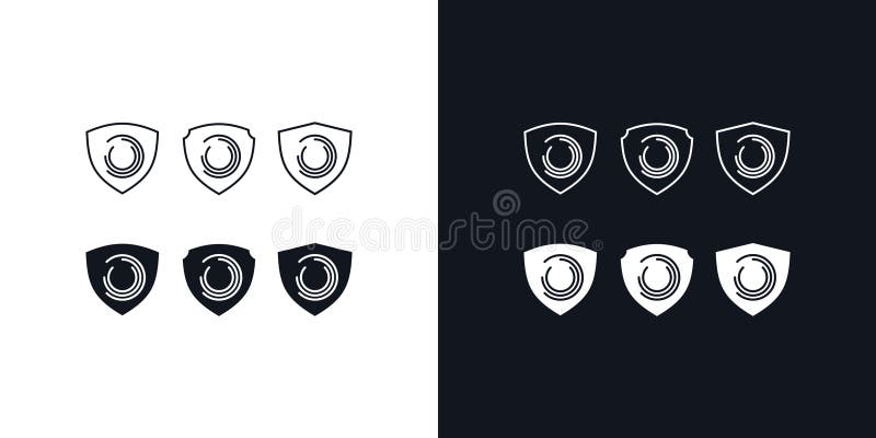 49 secure system logo stock vector. Illustration of flat - 322495675
