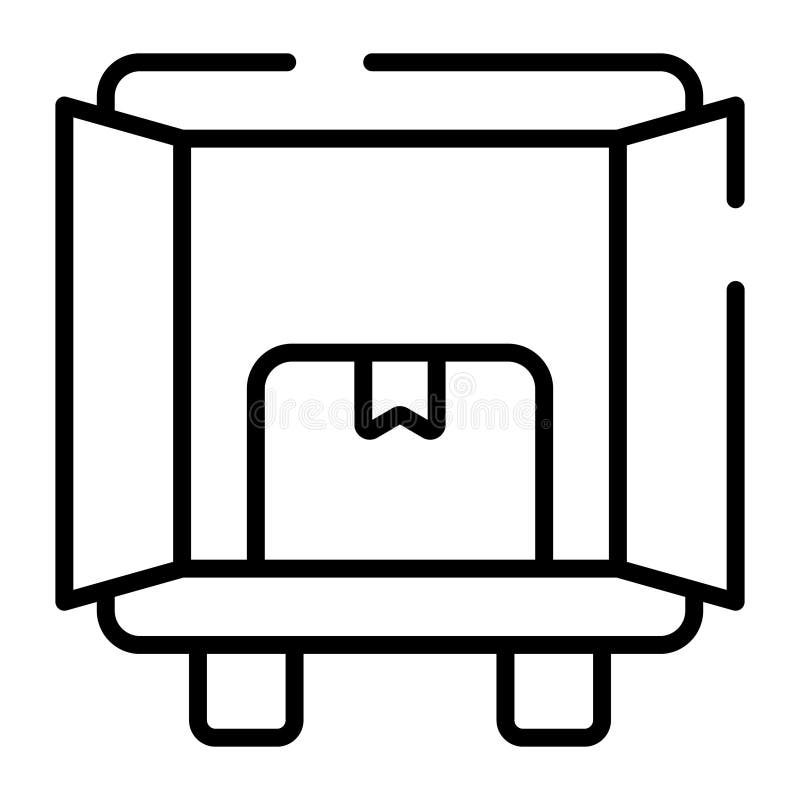 An Amazing Vector of Cargo Loading in Editable Style Stock Vector ...