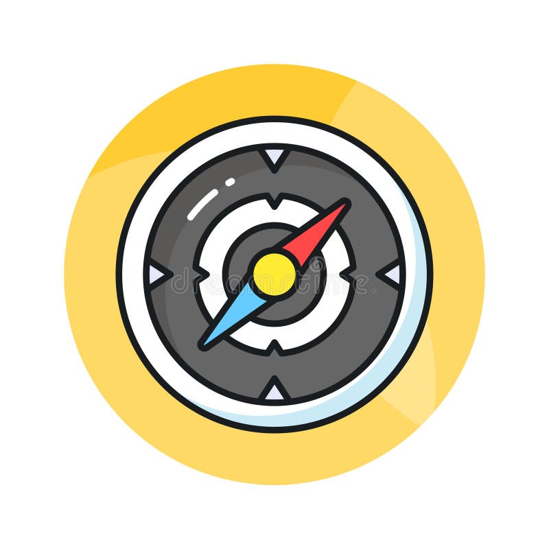 An Amazing Vector Design of Compass in Modern Style, Navigation Tool ...