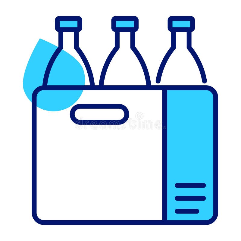 An Amazing Vector Icon of Bottle Crate in Editable Style Stock Vector ...