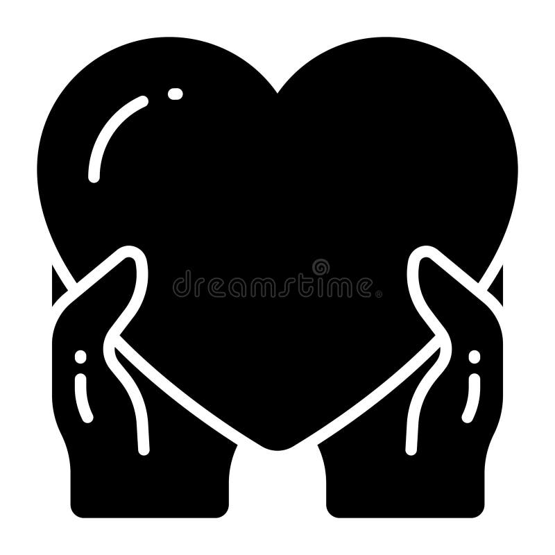 An Amazing Vector Icon of Heart Giving in Modern Style Stock Vector ...