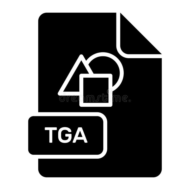An Amazing Vector Icon of TGA File, Editable Design Stock Vector ...