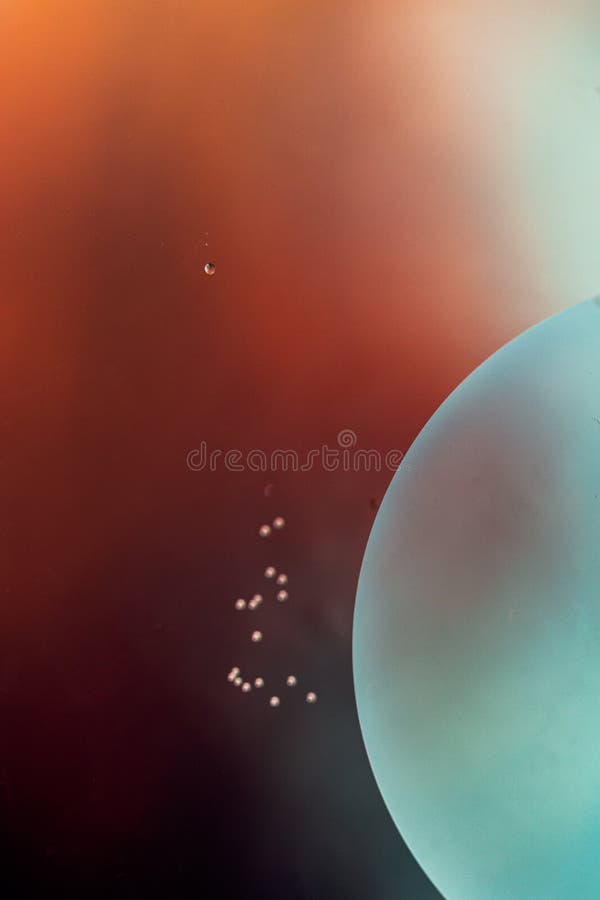 Amazing Vertical Illustration of a Bright Blue Bubble Stock Photo ...