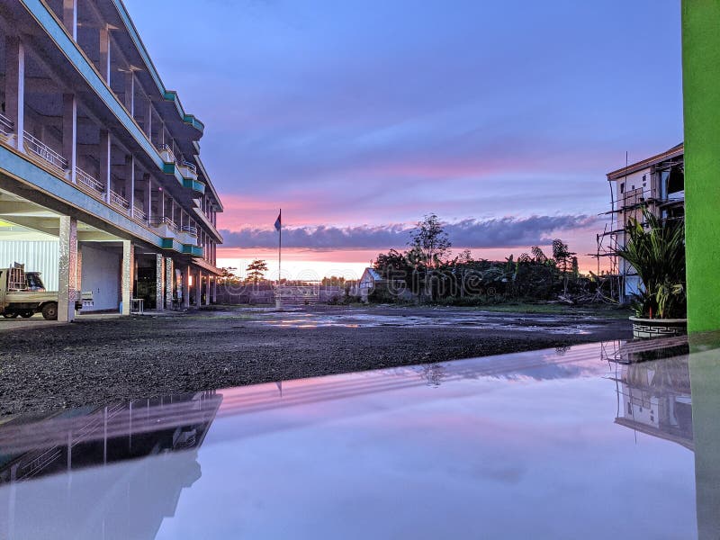 Amazing vibes of Dawn Sky stock photo. Image of vibes - 266178178