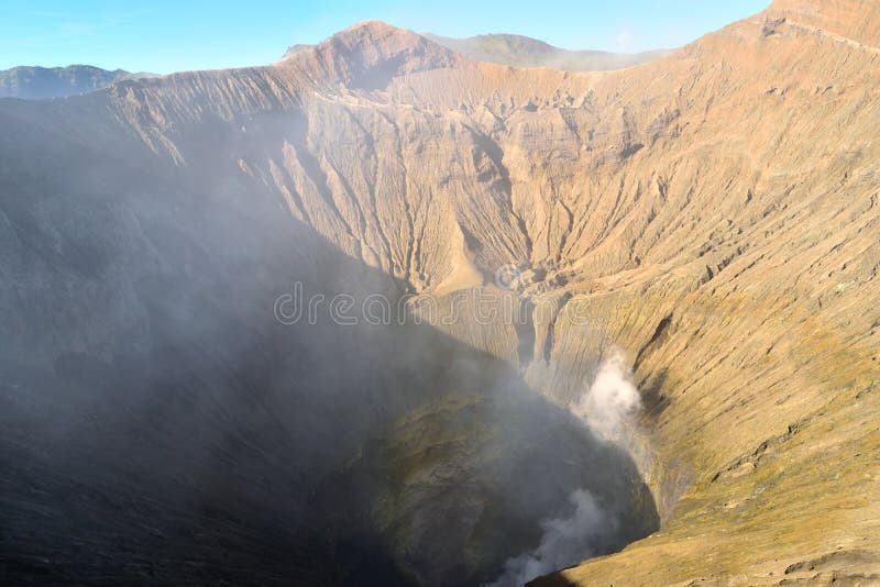 Amazing View of the Bromo Caldera, Java Stock Image - Image of ...