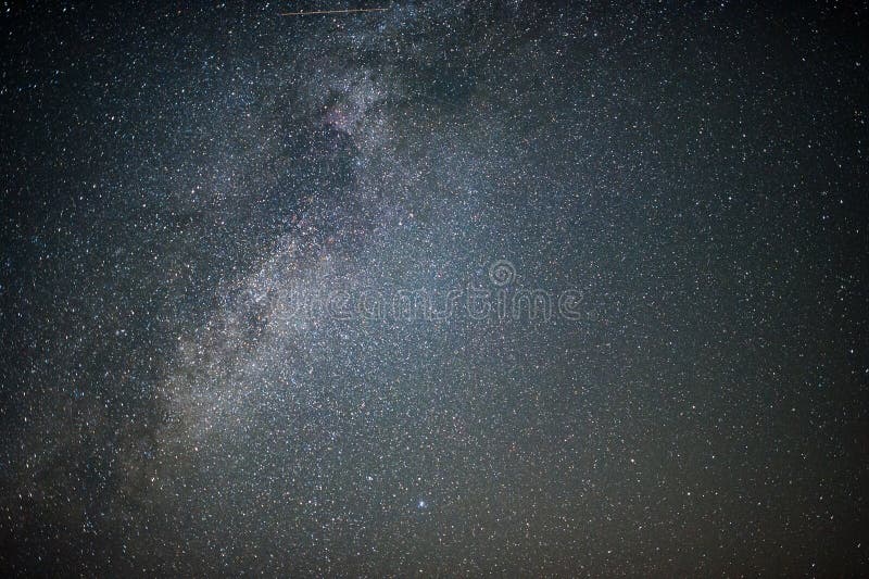 Amazing View on Clear Night Sky with Thousands of Stars Stock Photo ...