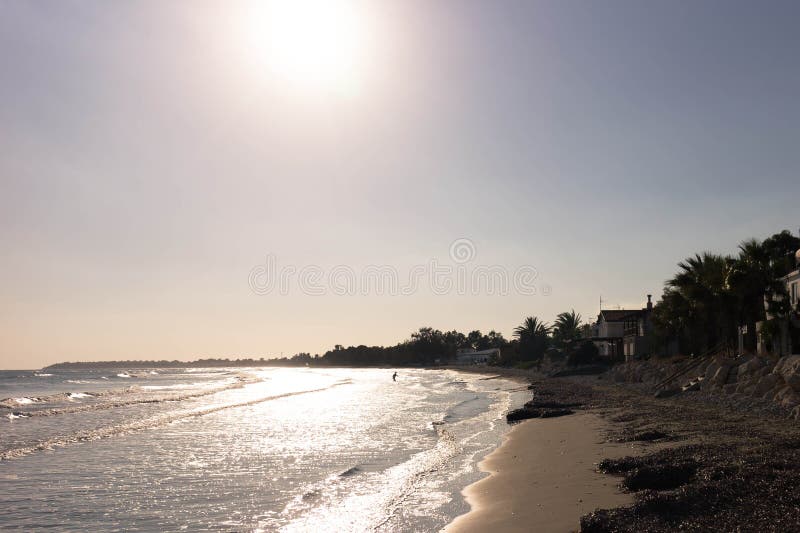 Amazing View of Coastal Area in Cyprus. Stock Image - Image of wave ...
