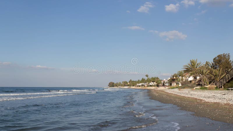 Amazing View of Coastal Area in Cyprus. Stock Image - Image of beach ...