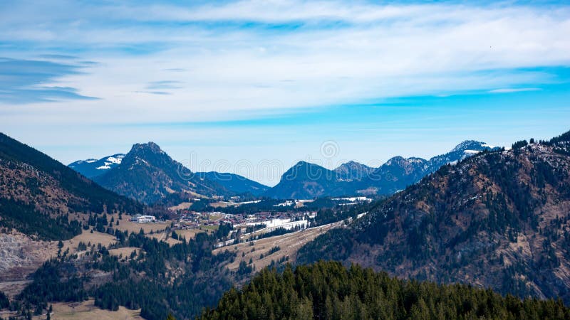 Amazing View of the German Alps Stock Photo - Image of outdoors, rural ...