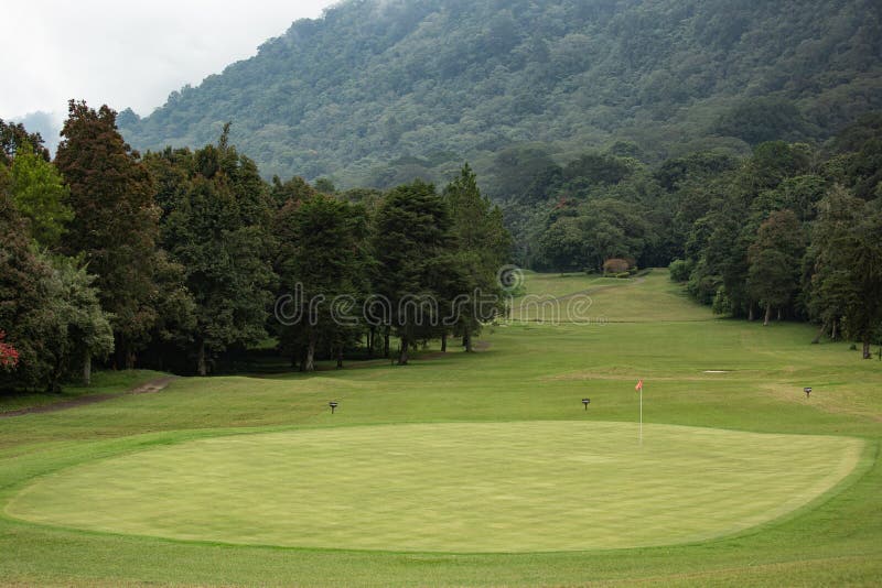 Amazing Golf Hole stock photo. Image of country, sport - 7517580