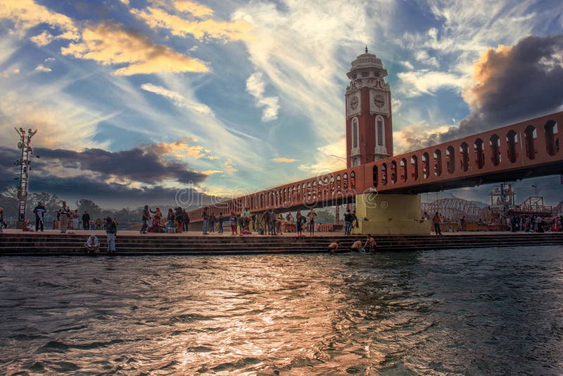 Amazing View at Haridwar, India Editorial Photo - Image of landscape ...